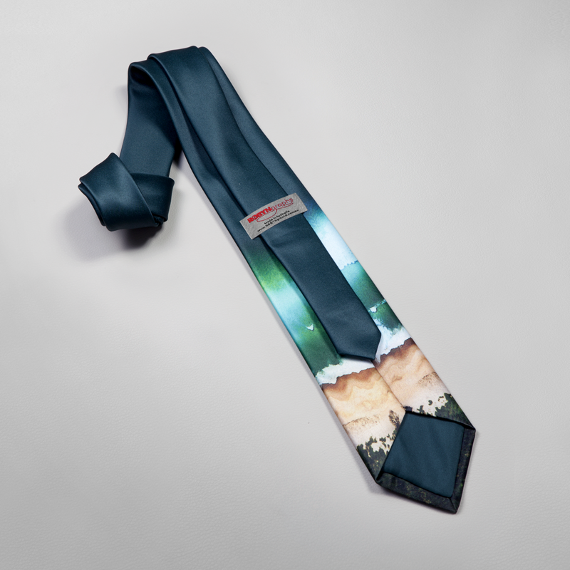 Australian Beach Aerial - Necktie – Neckties and Scarves